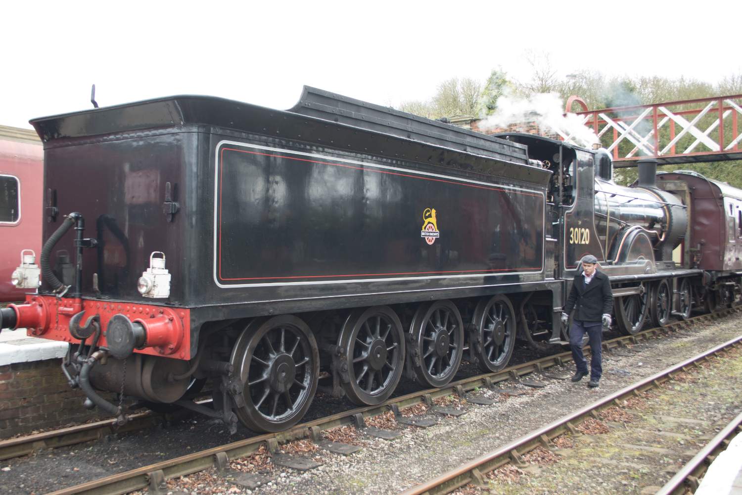 Solve battlefield line 01-04-2017 LSWR 'T9' Class 4-4-0 locomotive 1899 ...