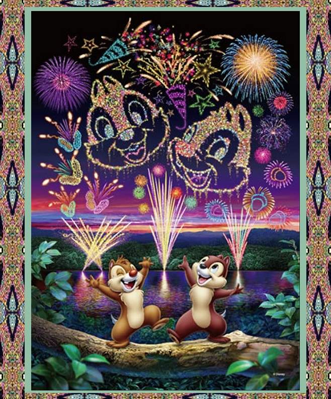 Solve Chip and Dale Happy 4th jigsaw puzzle online with 42 pieces
