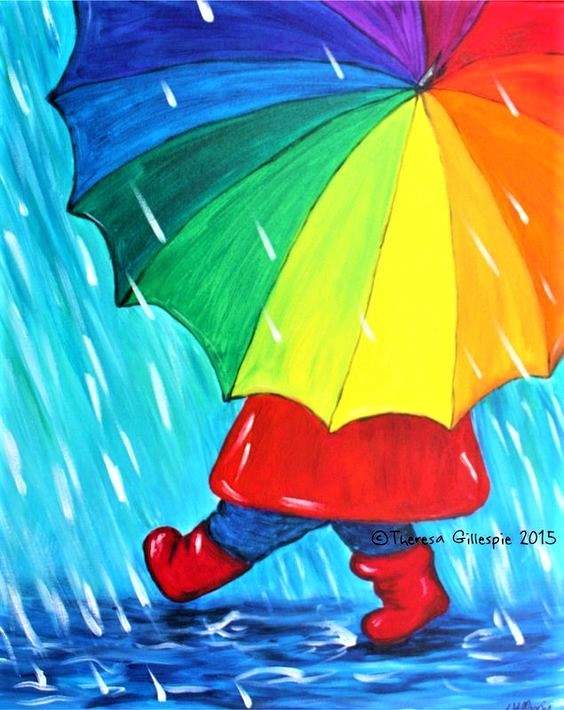 Solve Rain jigsaw puzzle online with 63 pieces