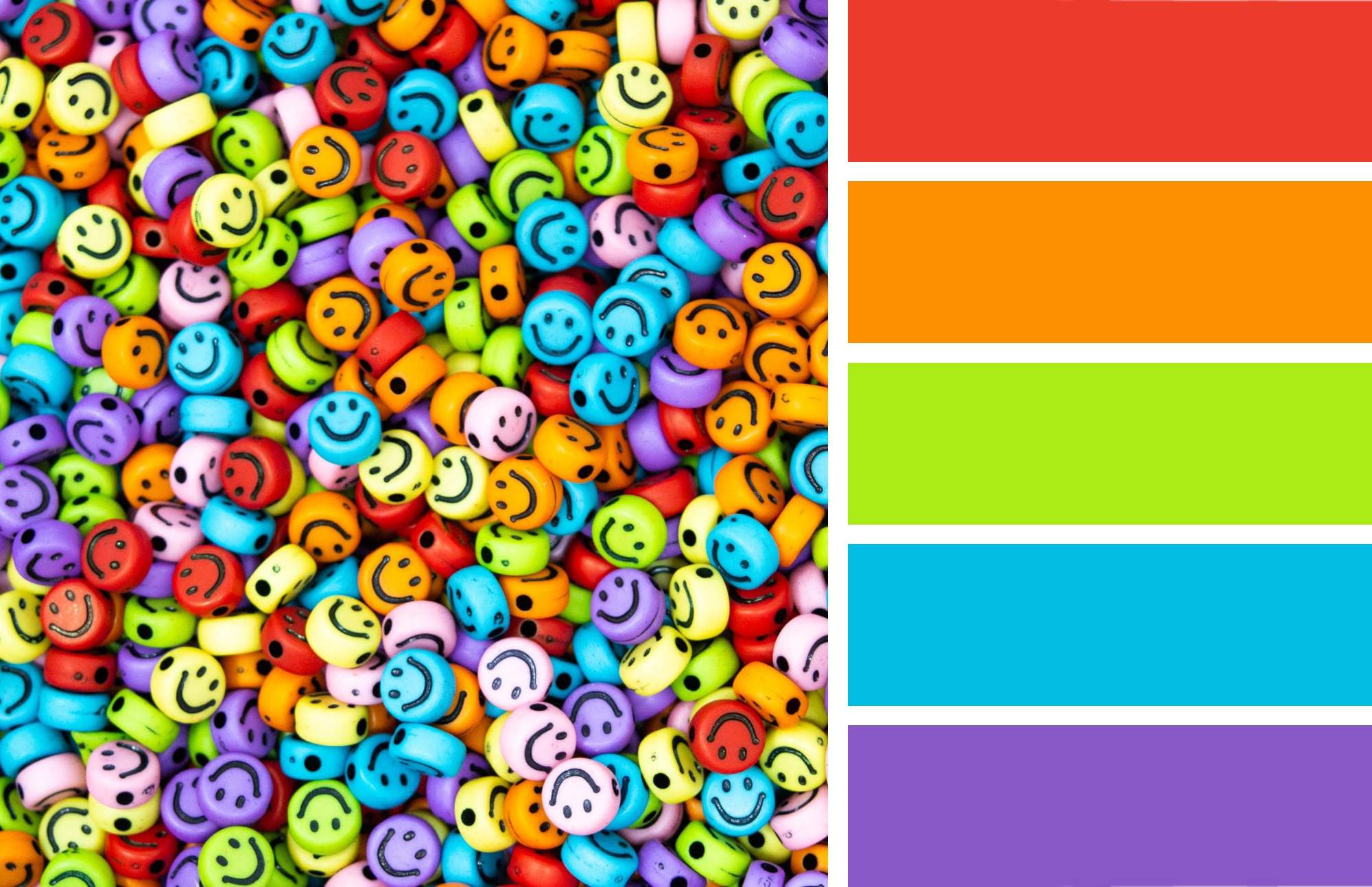 Jigsaw Puzzle | Smiley Face Beads | 260 pieces | Jigidi