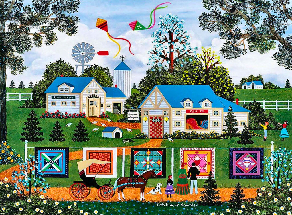 Solve Patchwork Sampler jigsaw puzzle online with 165 pieces