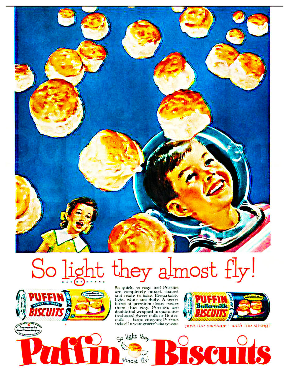 Solve Vintage ad _ Puffin Biscuits jigsaw puzzle online with 252 pieces