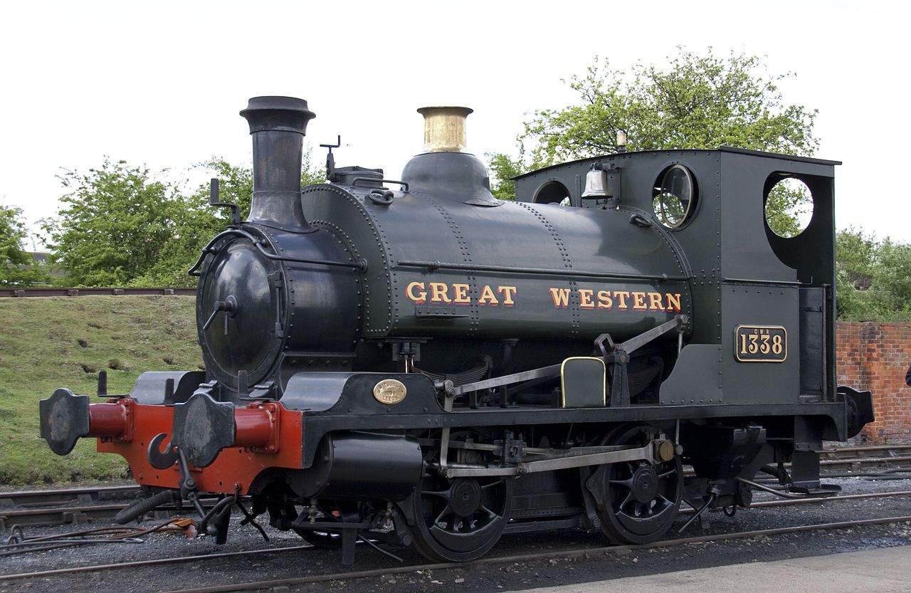 Solve GWR Kitson 0-4-0ST 1338. jigsaw puzzle online with 104 pieces