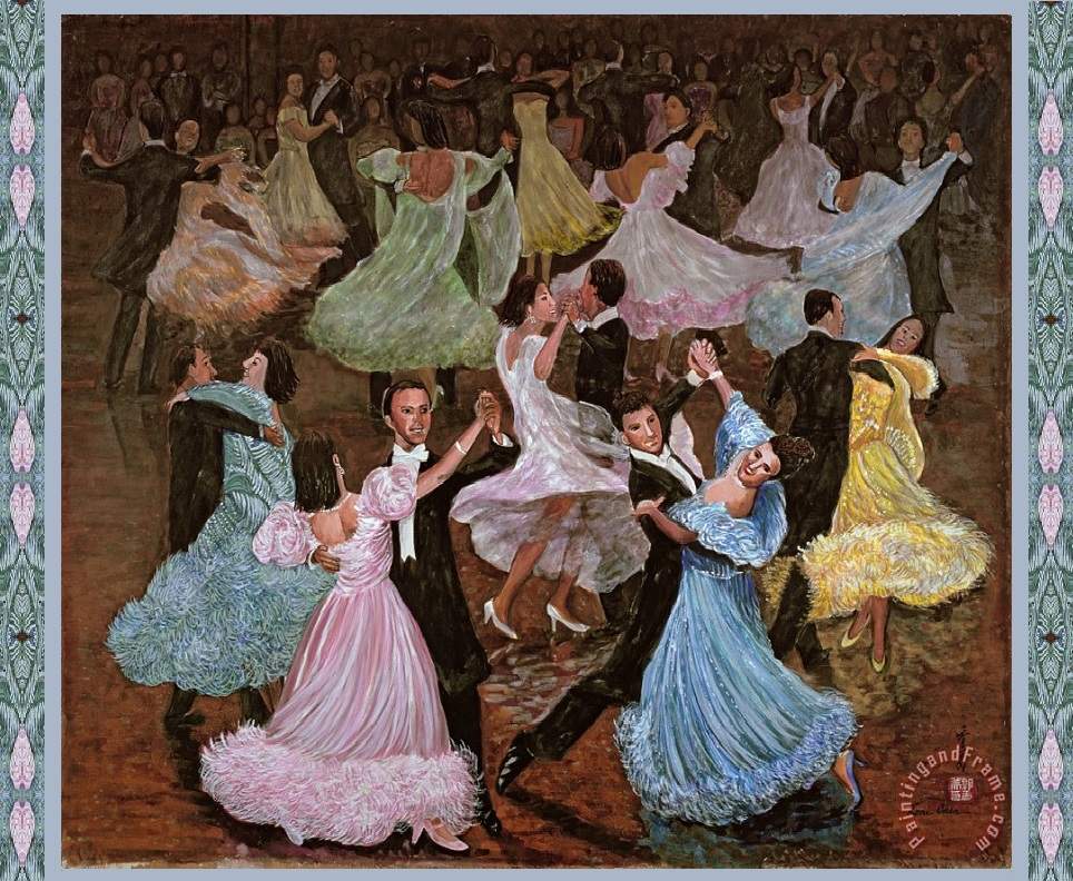 Solve Ballroom Dancing jigsaw puzzle online with 48 pieces