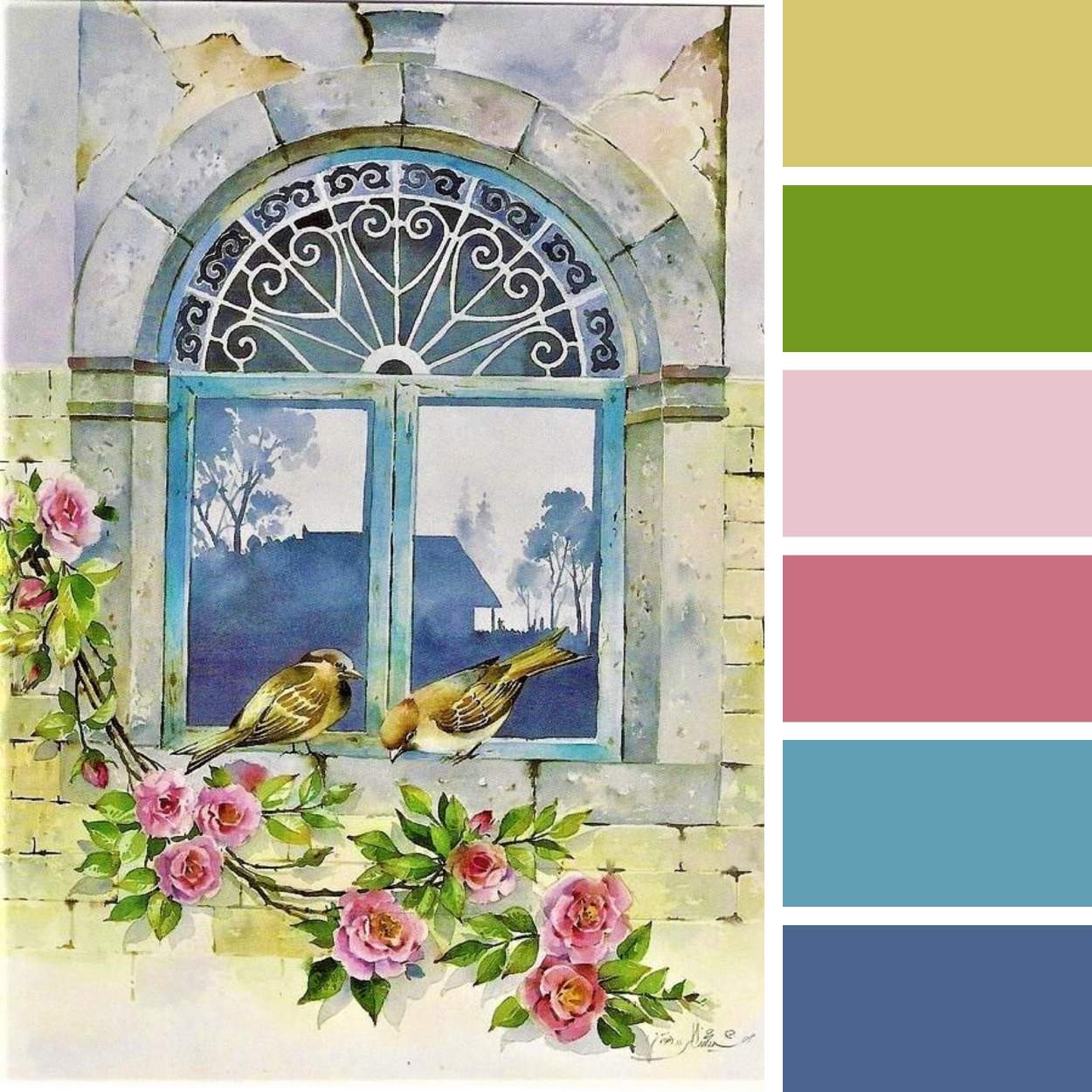 Solve Old Window (Medium) jigsaw puzzle online with 100 pieces