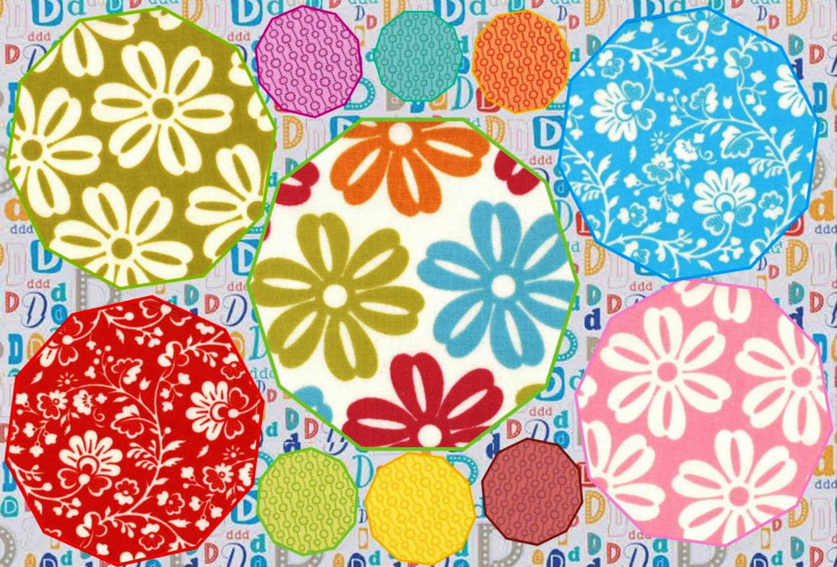 Solve Shapes ABC - D is for decagon- small jigsaw puzzle online with 40 ...