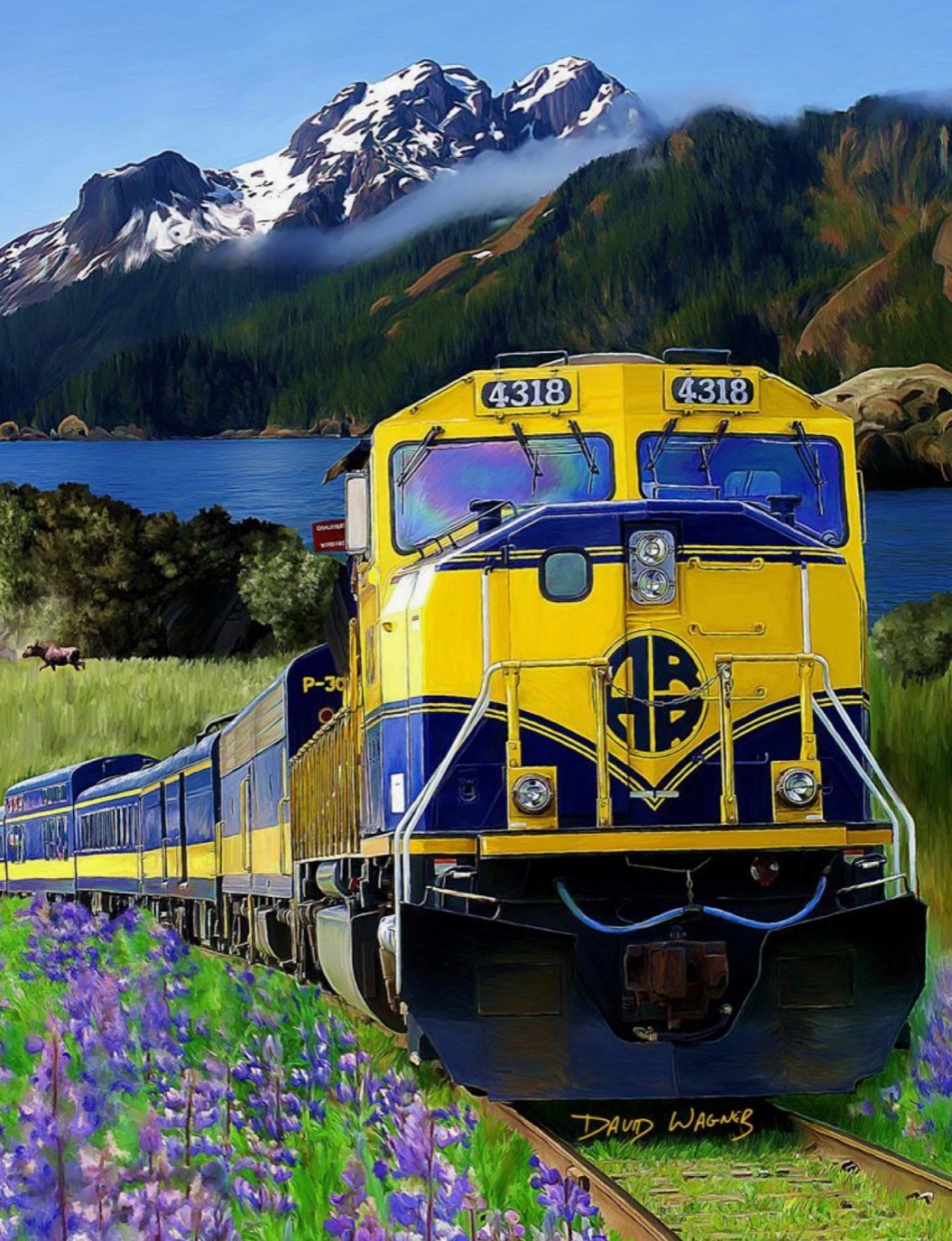 Solve Alaskan RR jigsaw puzzle online with 99 pieces