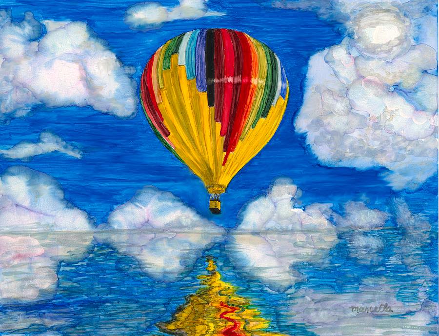 Solve Balloon Reflection jigsaw puzzle online with 108 pieces