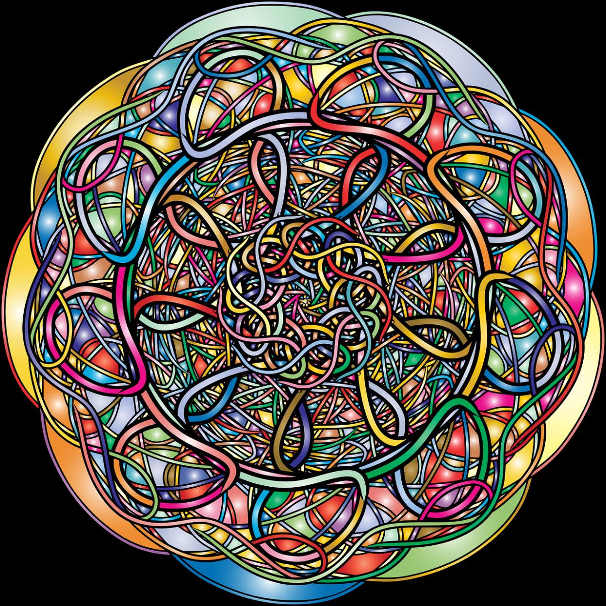 Solve mandala-ge582b915b_1280 jigsaw puzzle online with 100 pieces