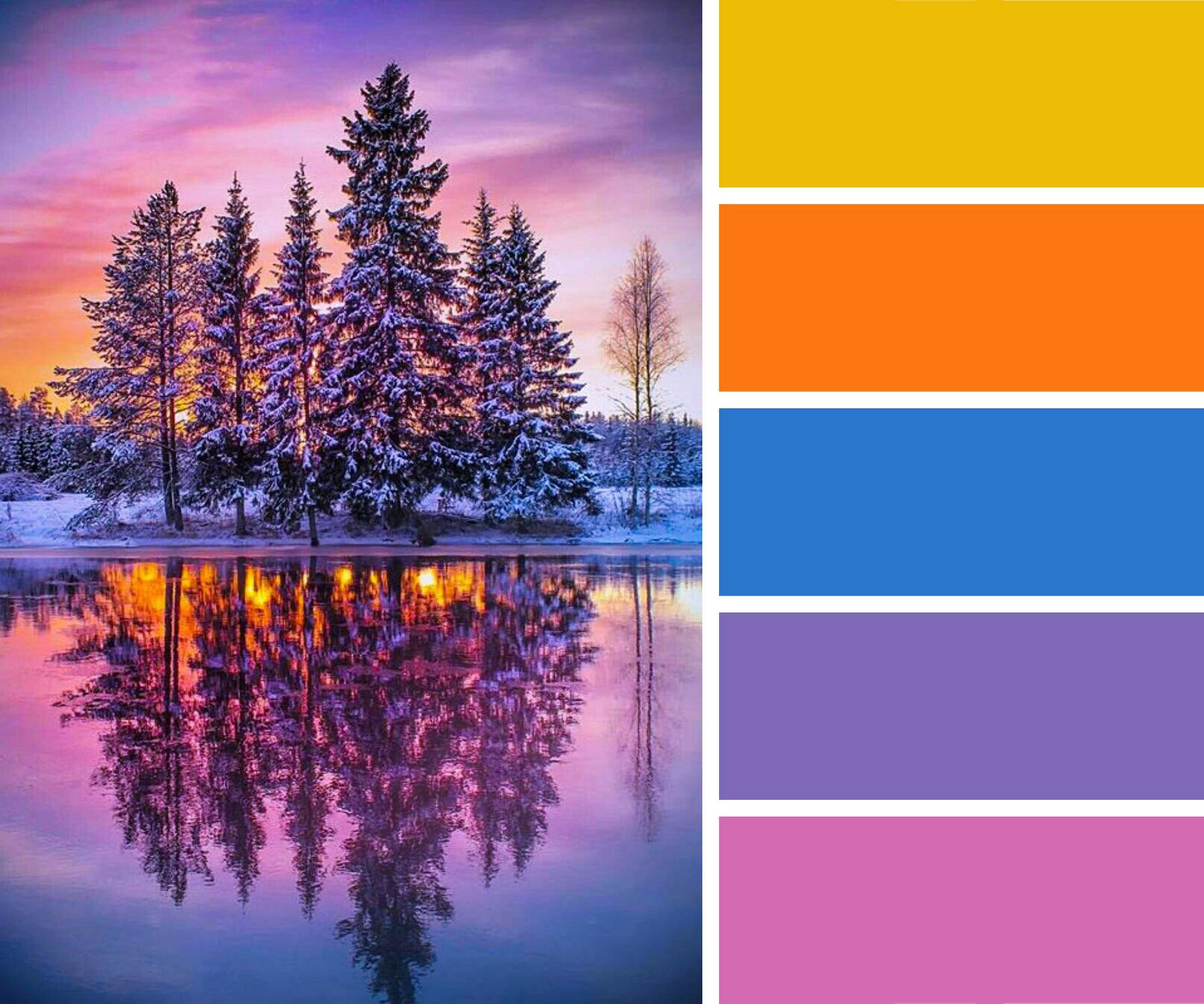 Solve Winter Trees jigsaw puzzle online with 270 pieces