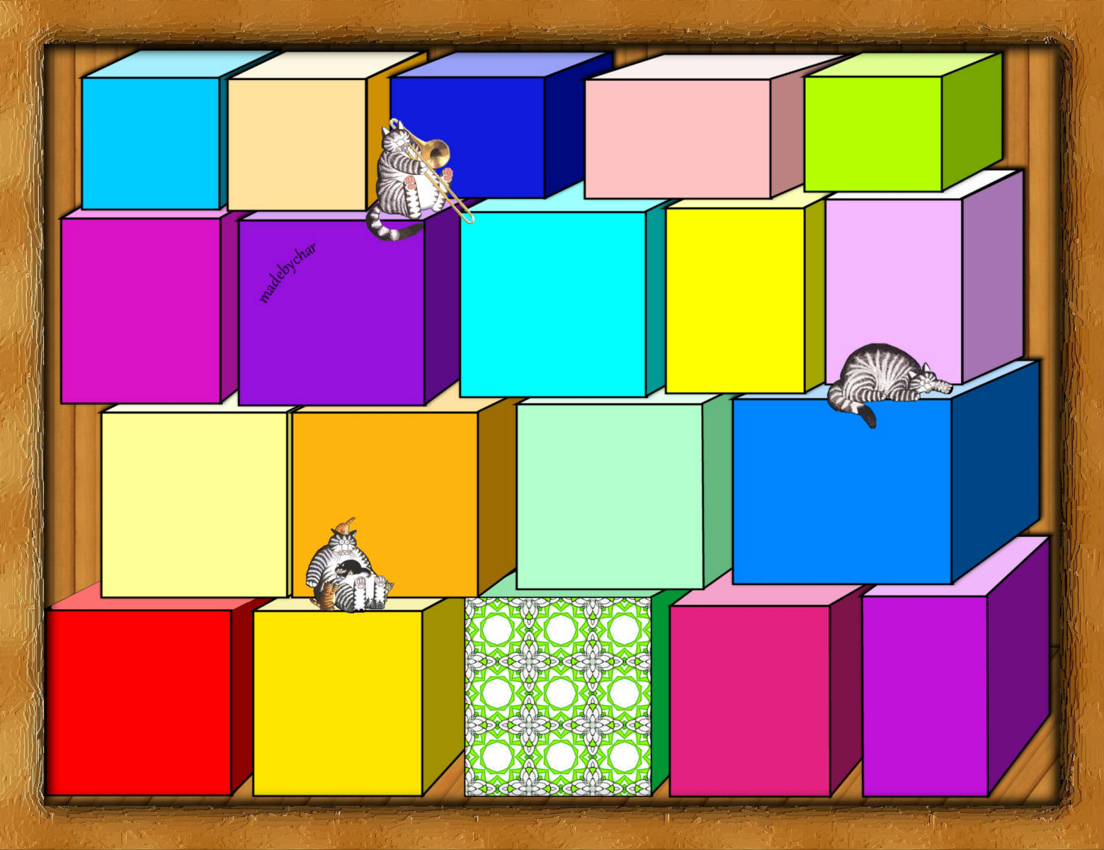 Solve Three Kool Kats... jigsaw puzzle online with 320 pieces