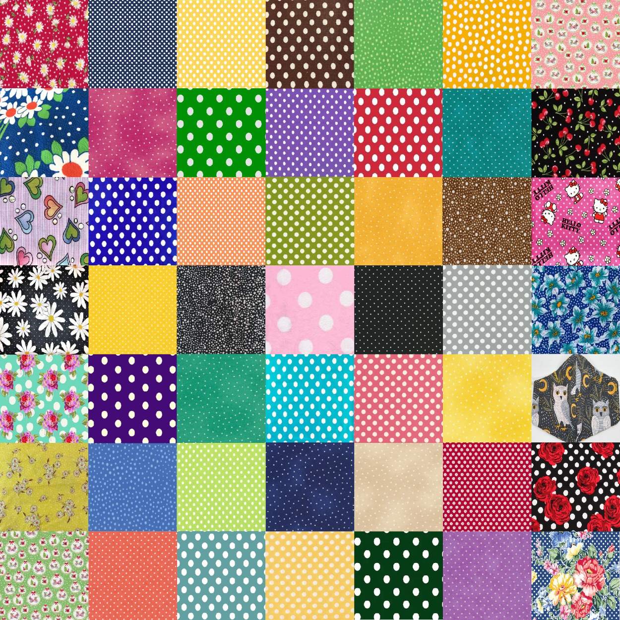 Solve Polka Dot Parade jigsaw puzzle online with 100 pieces