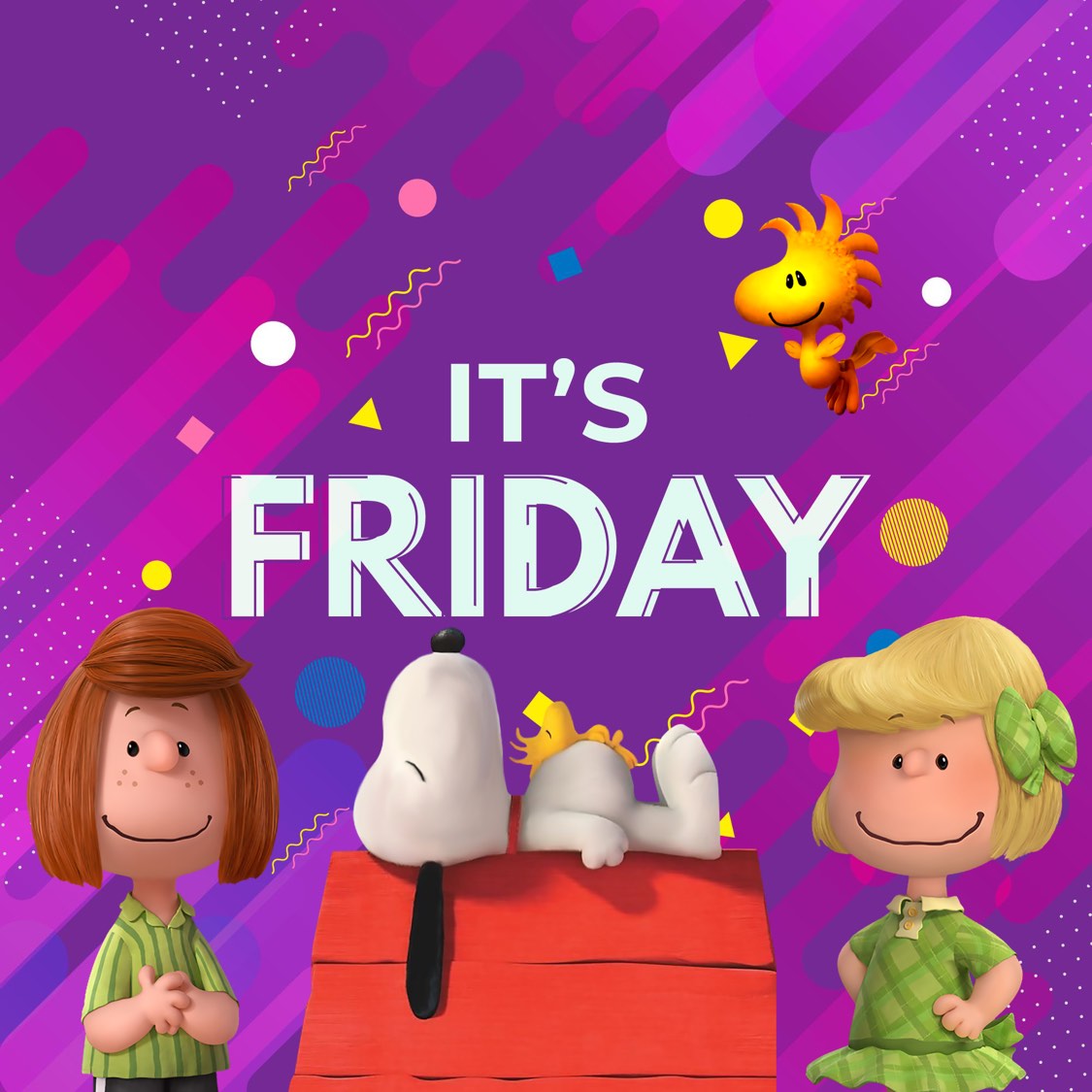 Solve TGIF Peanuts jigsaw puzzle online with 81 pieces