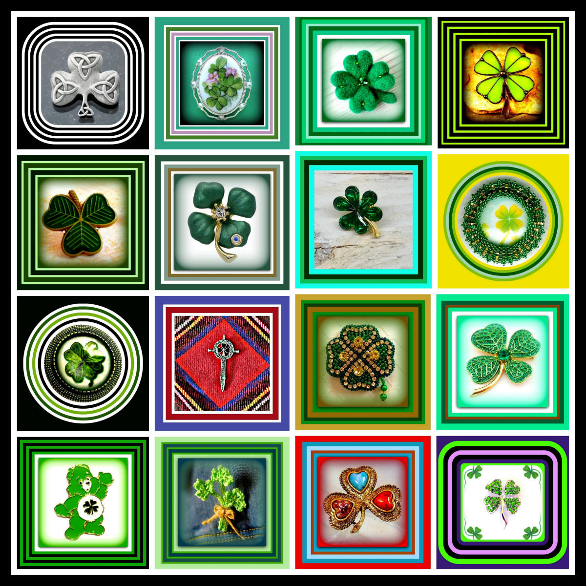 Solve Leftovers - Last of the Shamrock Brooches jigsaw puzzle online ...