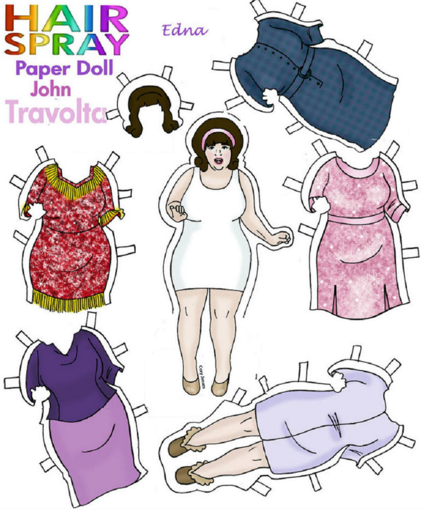 Solve Paper Doll ~ Hair Spray jigsaw puzzle online with 80 pieces