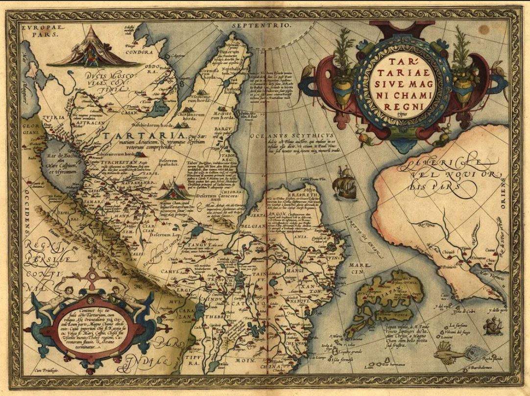 Solve Map of Tartaria 1771 jigsaw puzzle online with 176 pieces