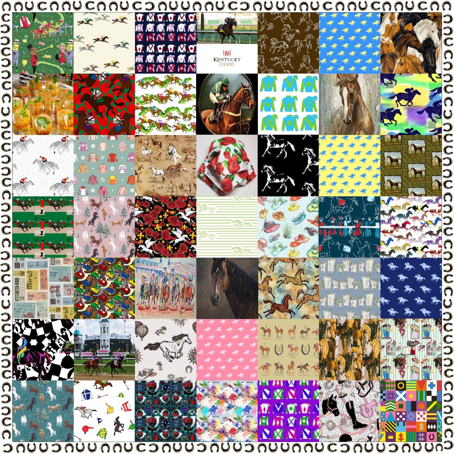 Solve Kentucky Derby Day jigsaw puzzle online with 196 pieces