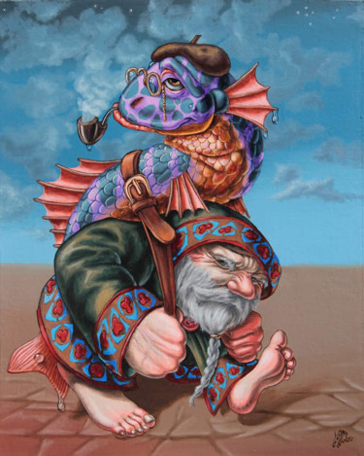 Solve Fish Dwarf jigsaw puzzle online with 500 pieces