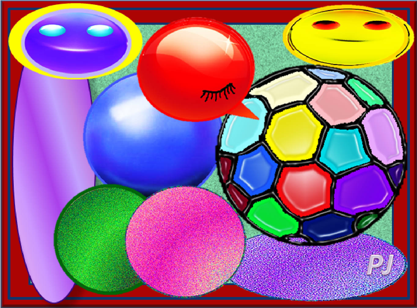 Solve Theme Round and Oval jigsaw puzzle online with 266 pieces