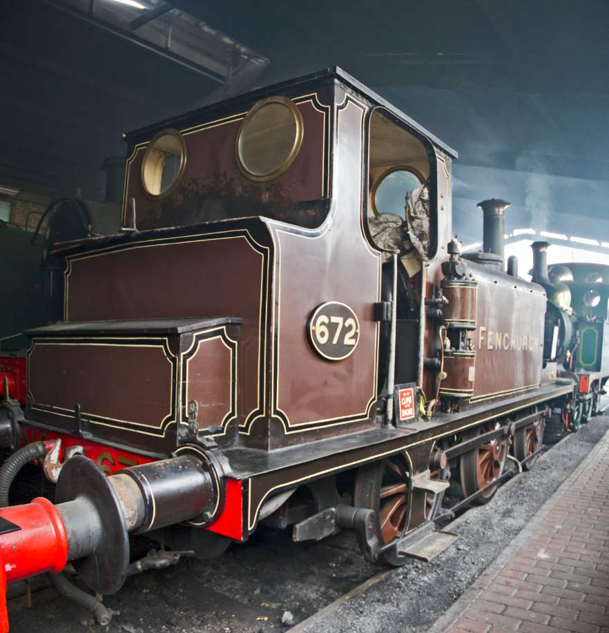 Solve bluebell railway 11-04-2014 A1 Terrier Fenchurch 1872 on shed v ...