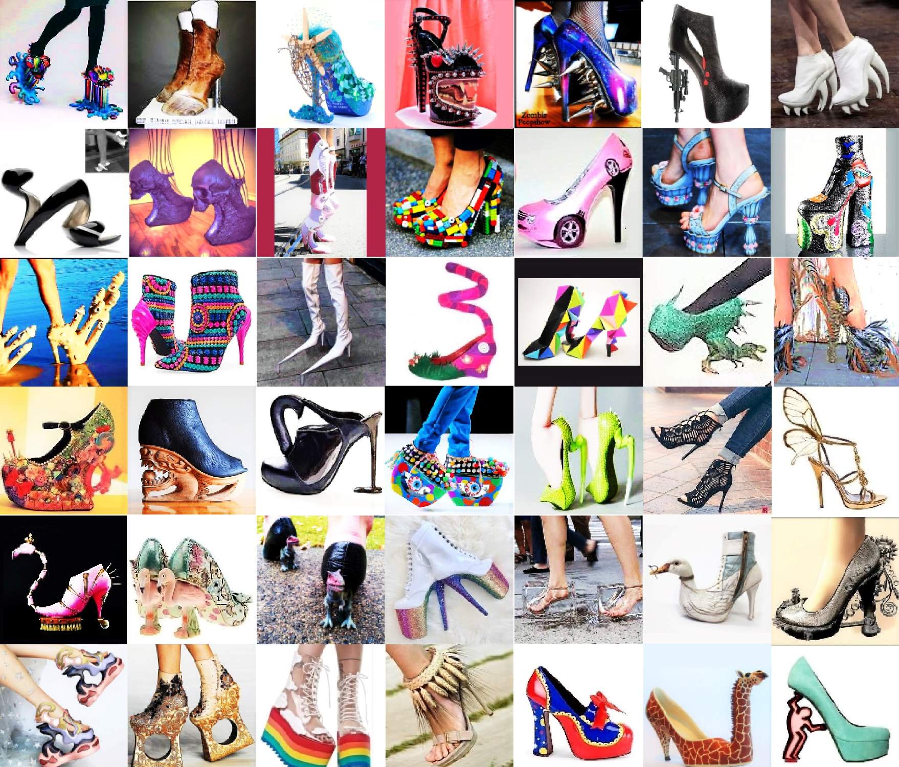 Solve CRAZY FEET jigsaw puzzle online with 255 pieces