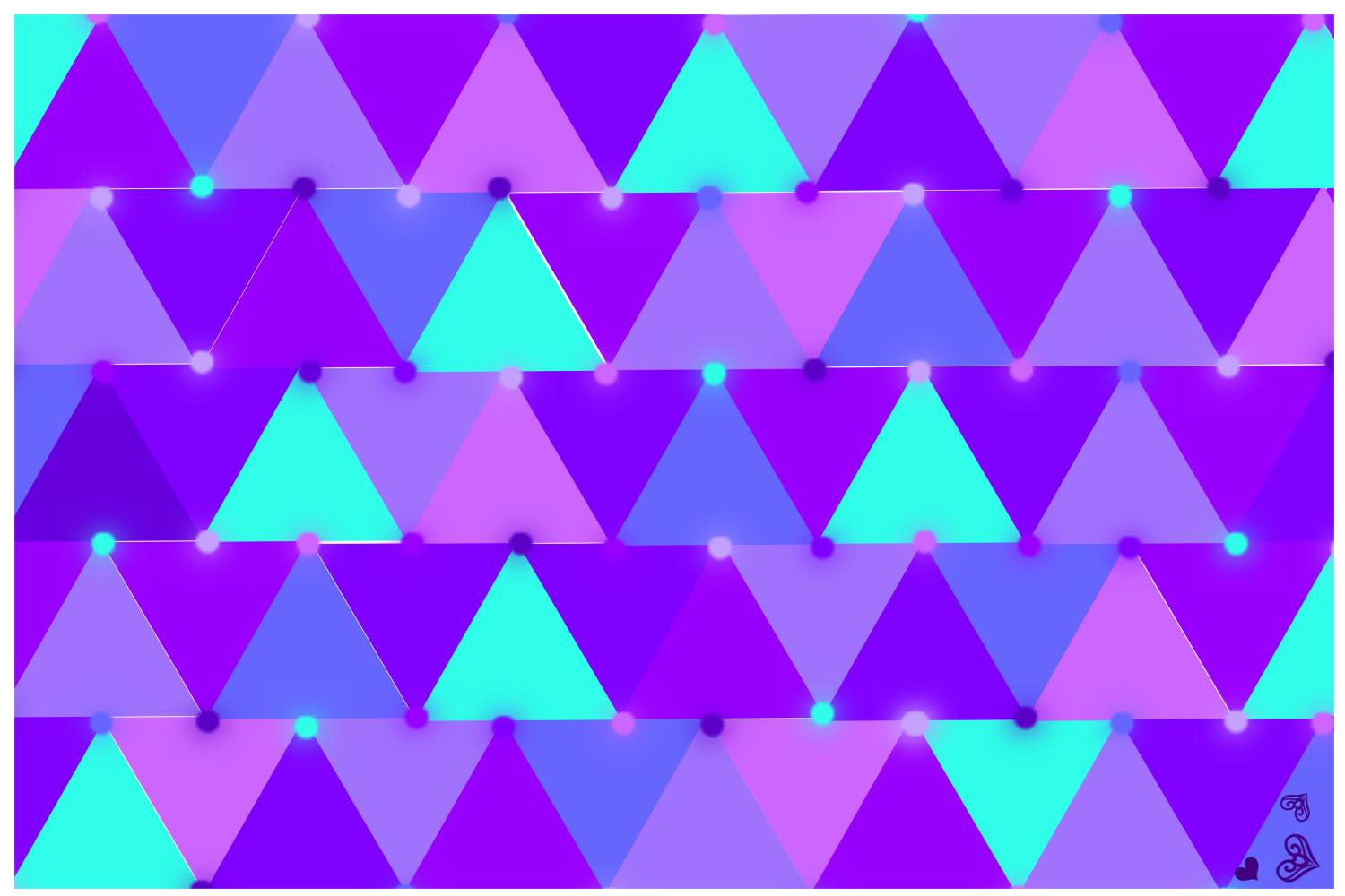 Solve Triangles 💜 jigsaw puzzle online with 96 pieces