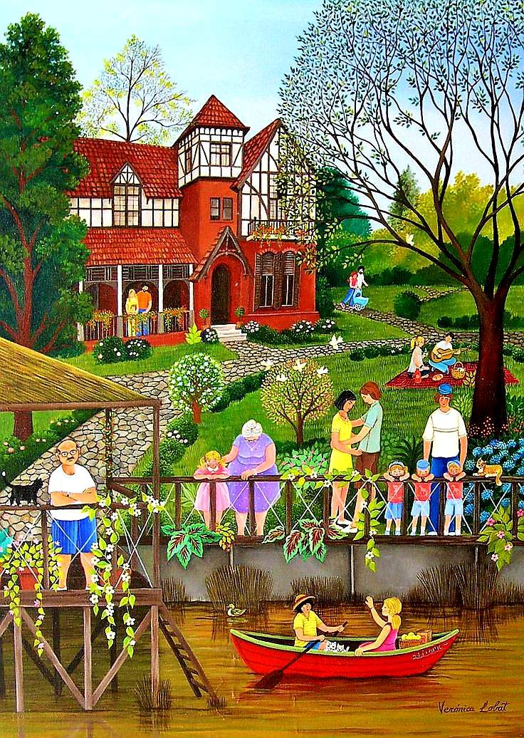 Solve Wonderful Day in the Delta jigsaw puzzle online with 70 pieces