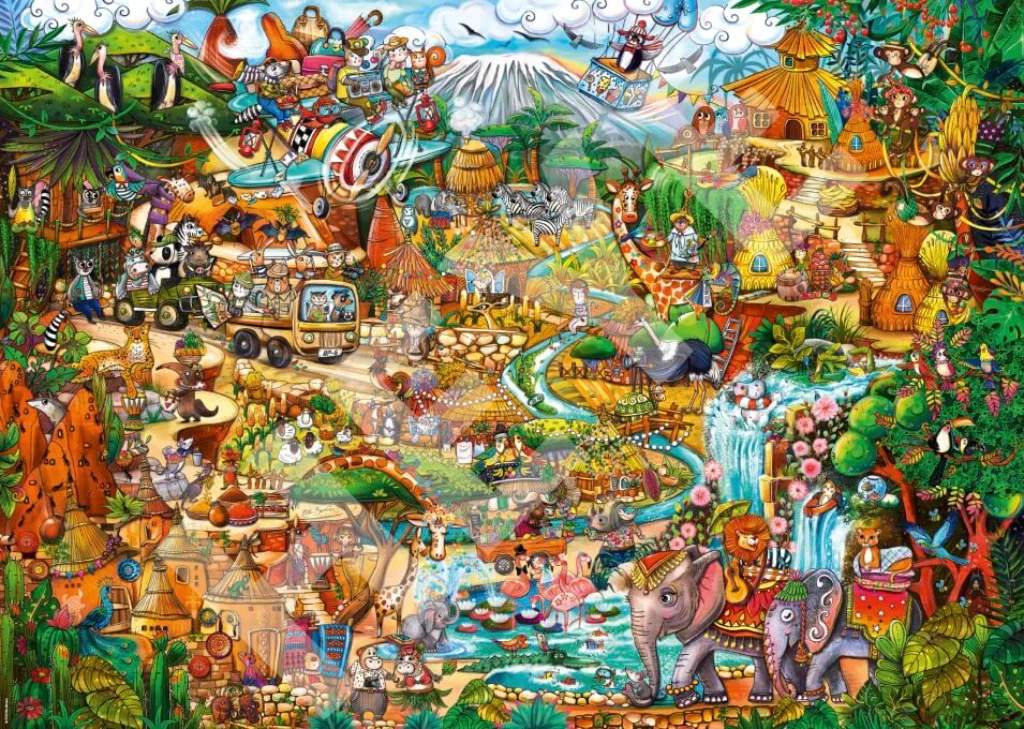 Solve Exotic Safari jigsaw puzzle online with 221 pieces