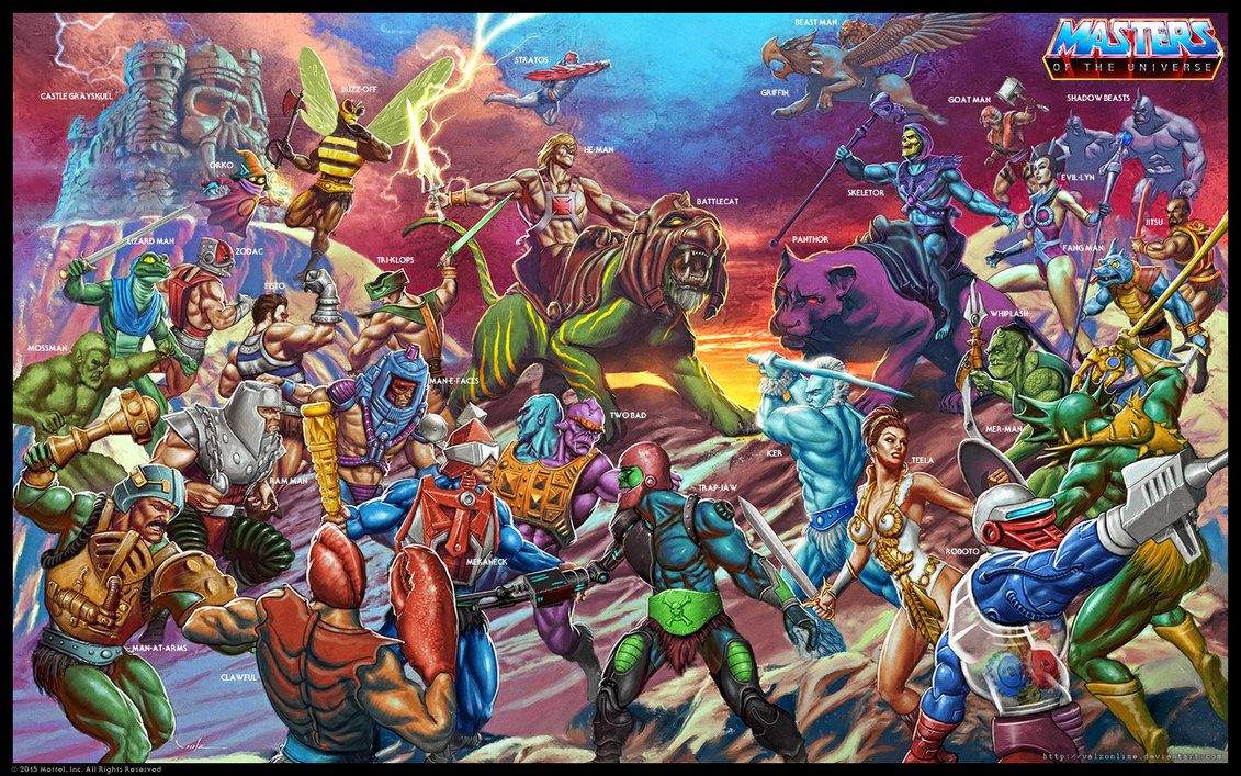 Solve Masters of the Universe jigsaw puzzle online with 198 pieces