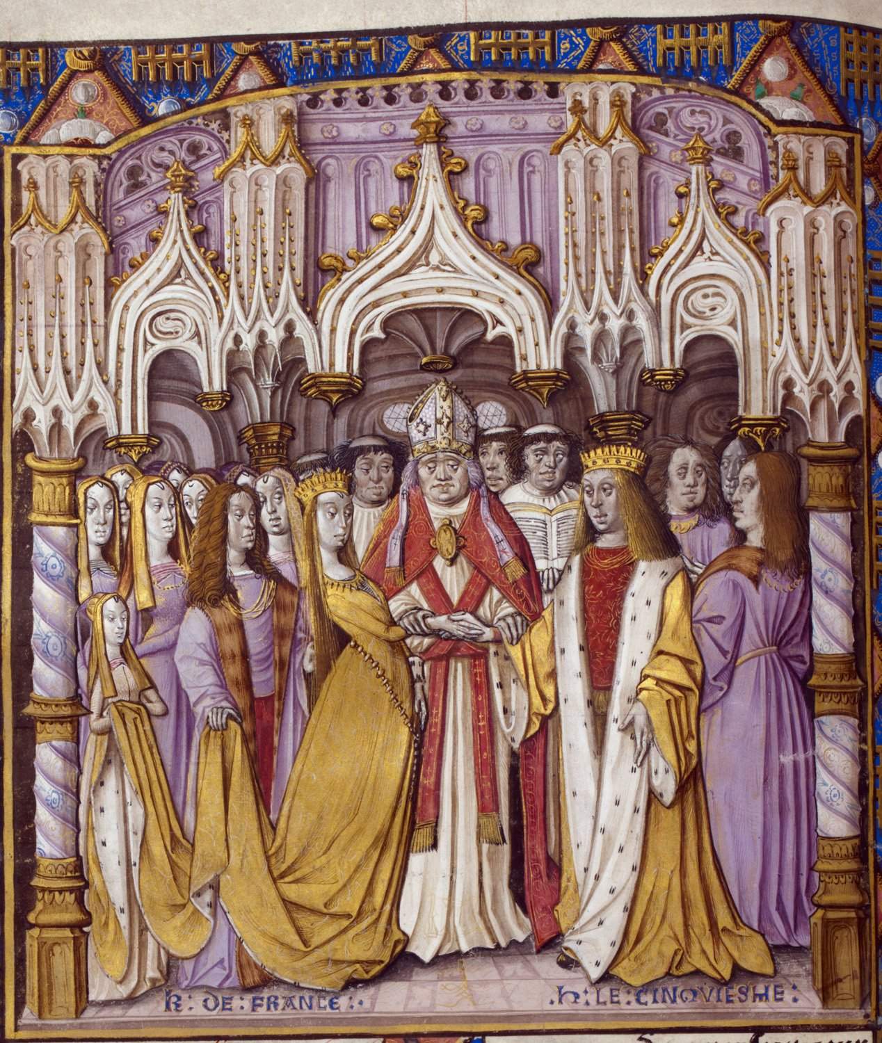 Solve Miniature of the marriage of Henry V and Catharine de Valois ...