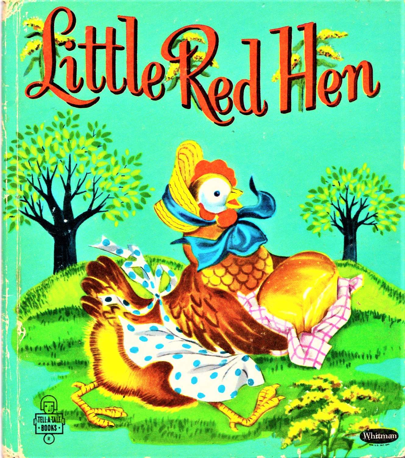 Solve Themes Vintage illustrations/pictures - Little Red Hen jigsaw ...