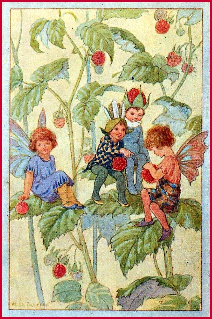 Solve The Raspberry Fairies (smaller size) jigsaw puzzle online with 96 ...