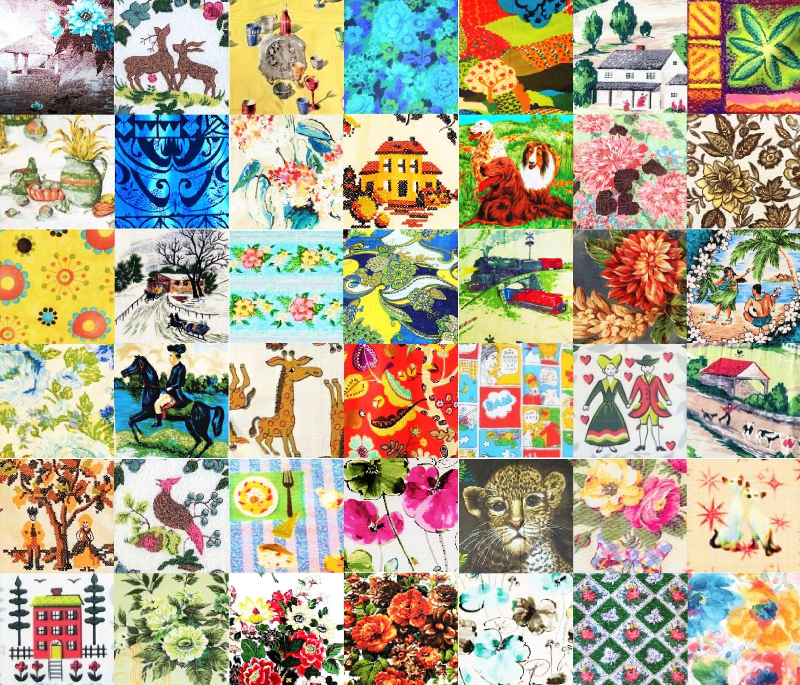 Solve PATCHWORK BARKCLOTH 13 jigsaw puzzle online with 143 pieces