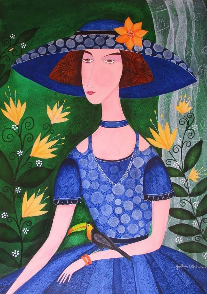 Solve Justin Abelman Artwork - 'Countess Cordelia Lazenby' jigsaw ...