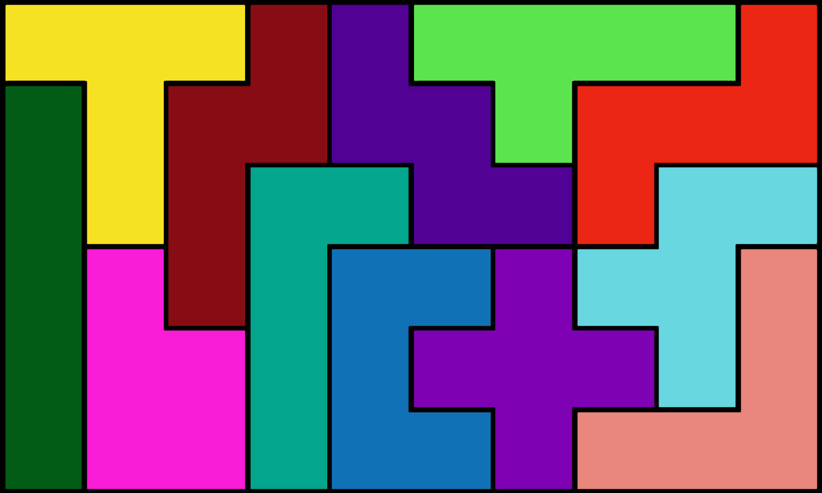 Solve Pentomino 11 jigsaw puzzle online with 432 pieces