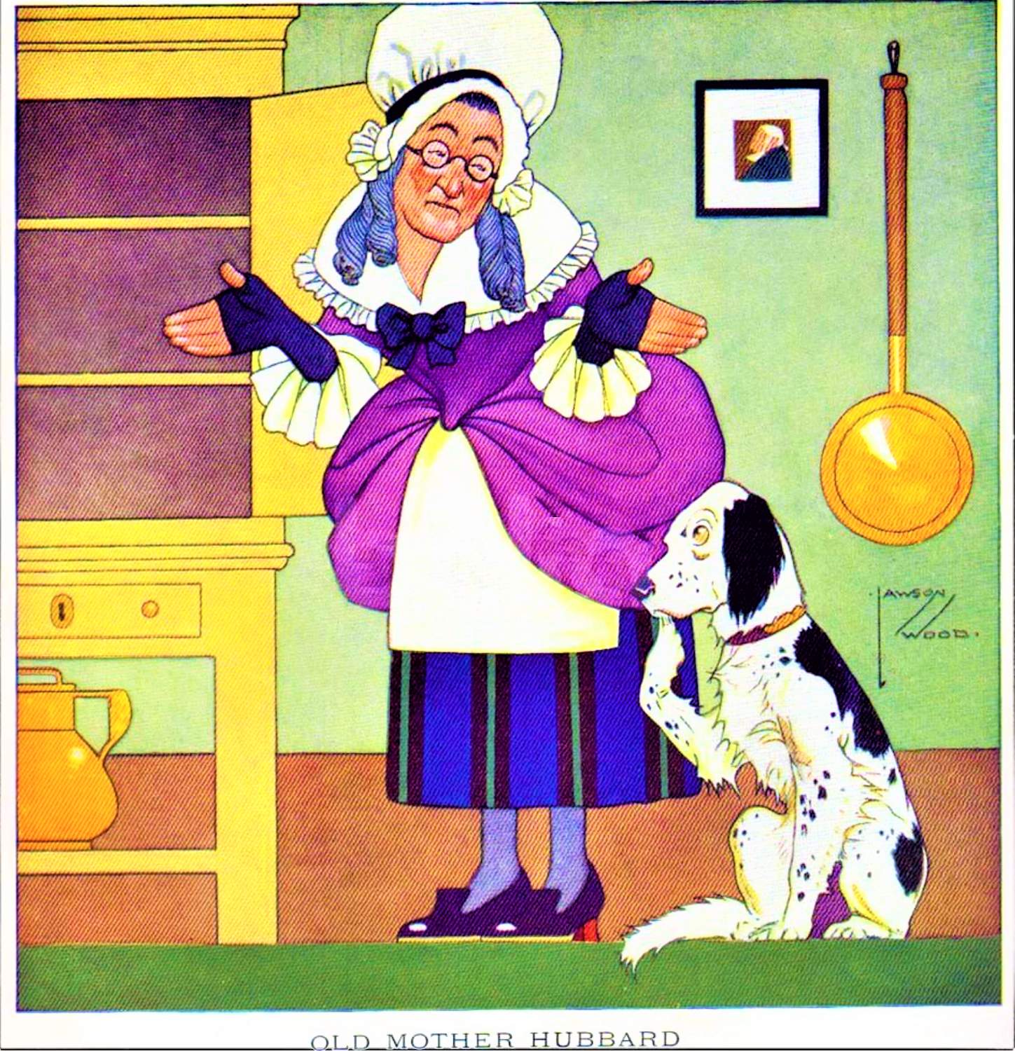 Solve Old Mother Hubbard jigsaw puzzle online with 600 pieces