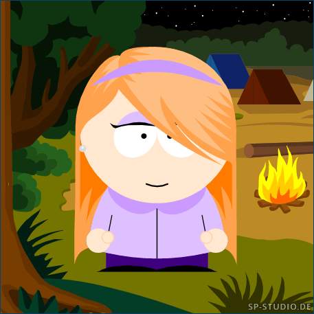 Solve Chloe Stilton South Park Style jigsaw puzzle online with 36 pieces