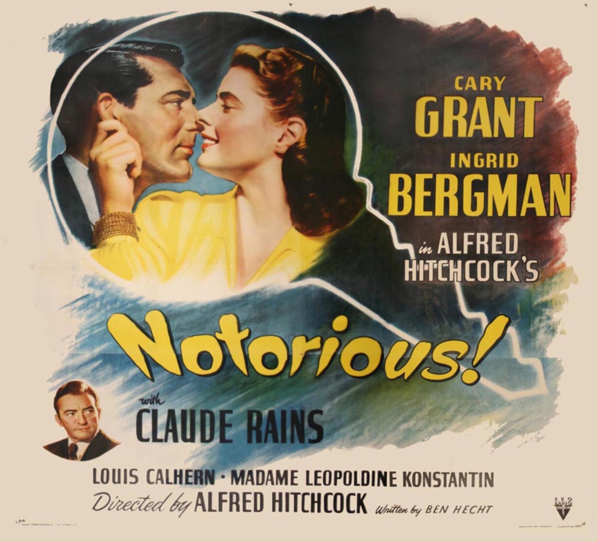 Solve Notorious Movie Poster jigsaw puzzle online with 360 pieces