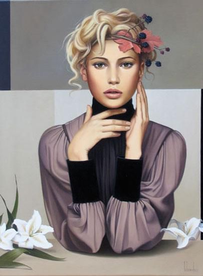 Solve Portrait jigsaw puzzle online with 63 pieces