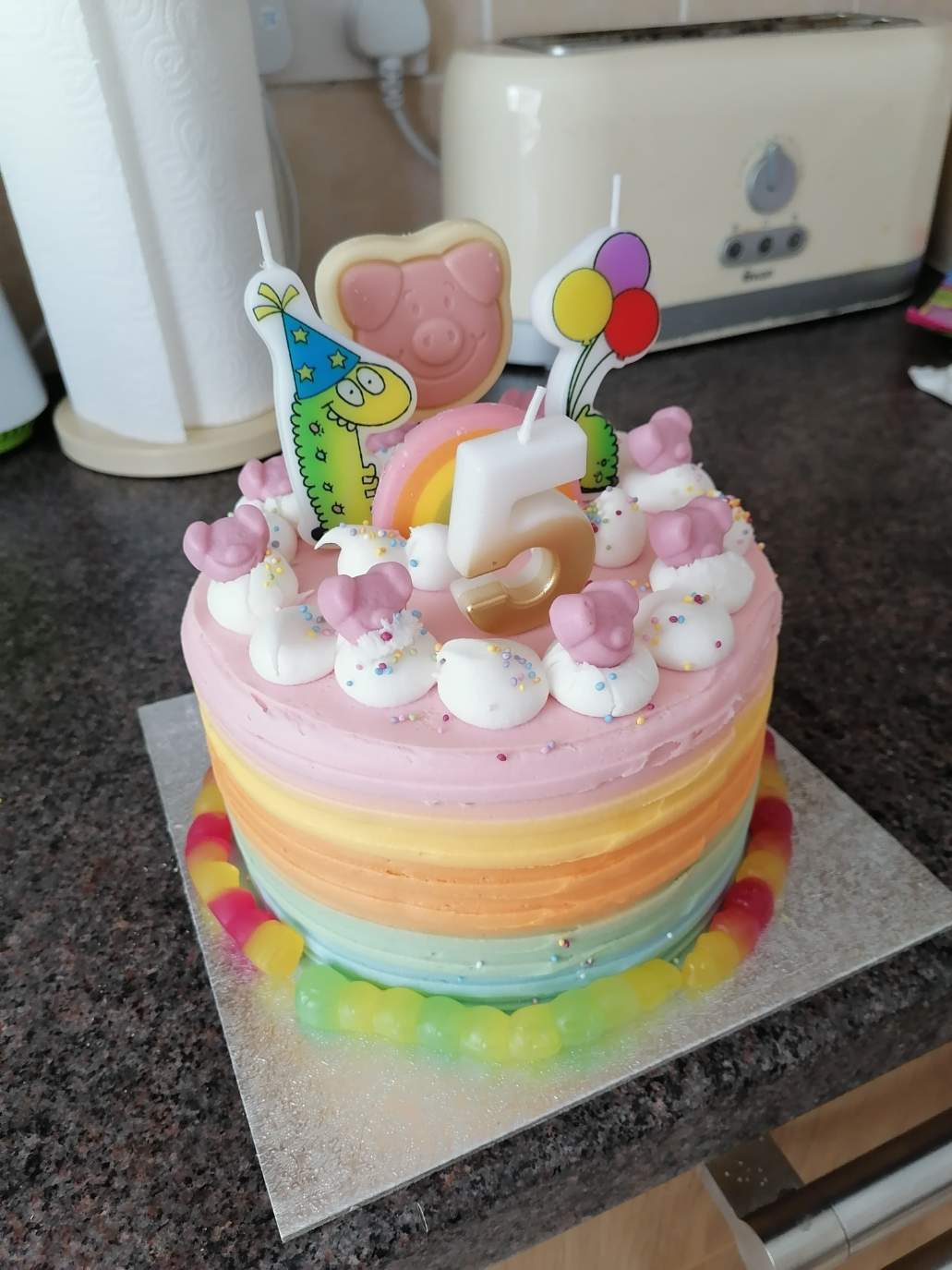 Solve Happy 5th Birthday Logan jigsaw puzzle online with 99 pieces