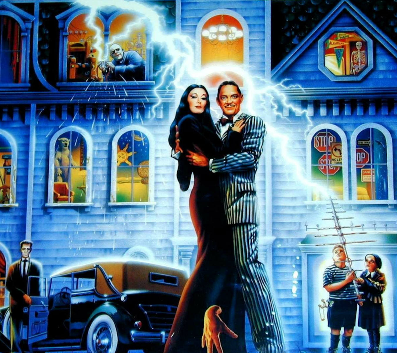 Solve The Addams Family jigsaw puzzle online with 460 pieces