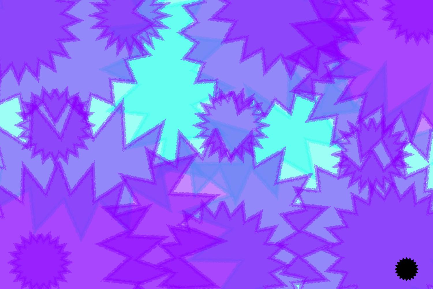 Solve Mini Spiky Circles 💜 jigsaw puzzle online with 96 pieces