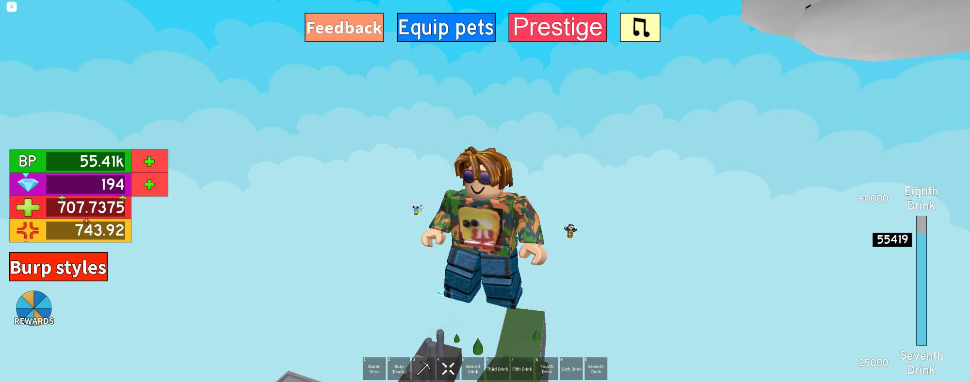 Solve Roblox Burping Sim jigsaw puzzle online with 126 pieces