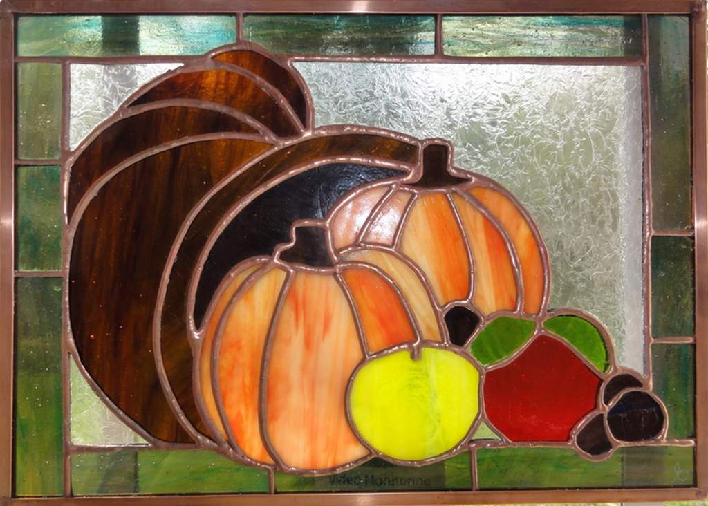 Jigsaw Puzzle | Cornucopia in stained glass | 48 pieces | Jigidi