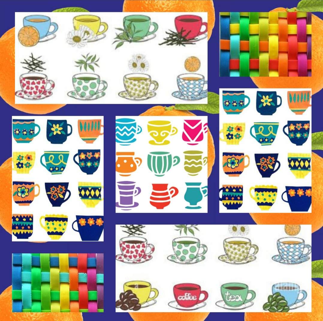 Solve STAX OF CUPS (1,169) jigsaw puzzle online with 81 pieces