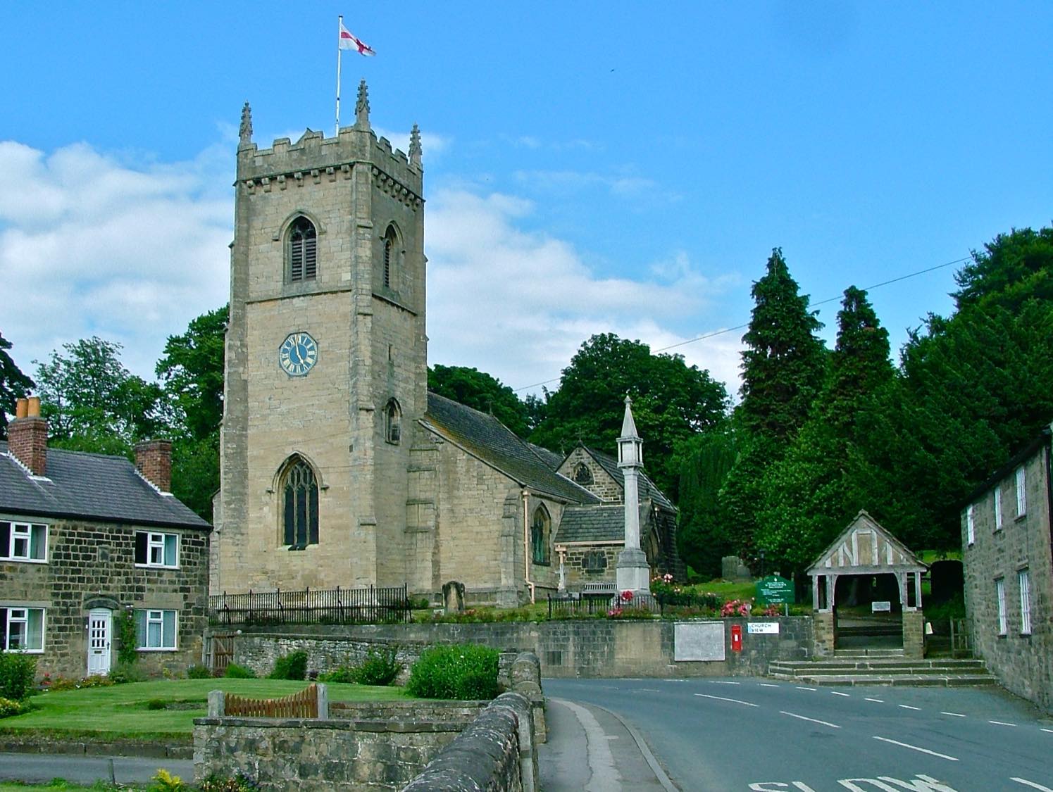 Solve Thorner Village jigsaw puzzle online with 99 pieces