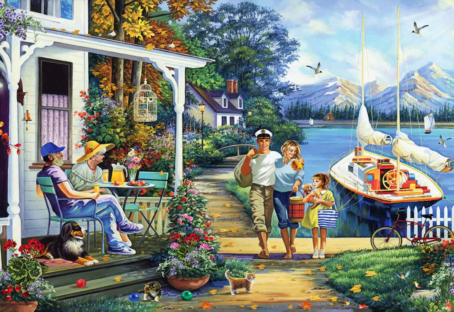 Solve PUZZLE - End Of Summer jigsaw puzzle online with 48 pieces