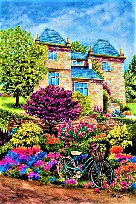 Solve English Manor jigsaw puzzle online with 70 pieces