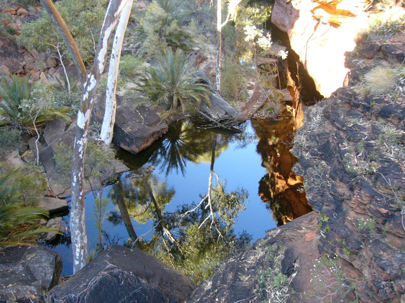 Solve Kings Canyon, Australian Outback jigsaw puzzle online with 30 pieces