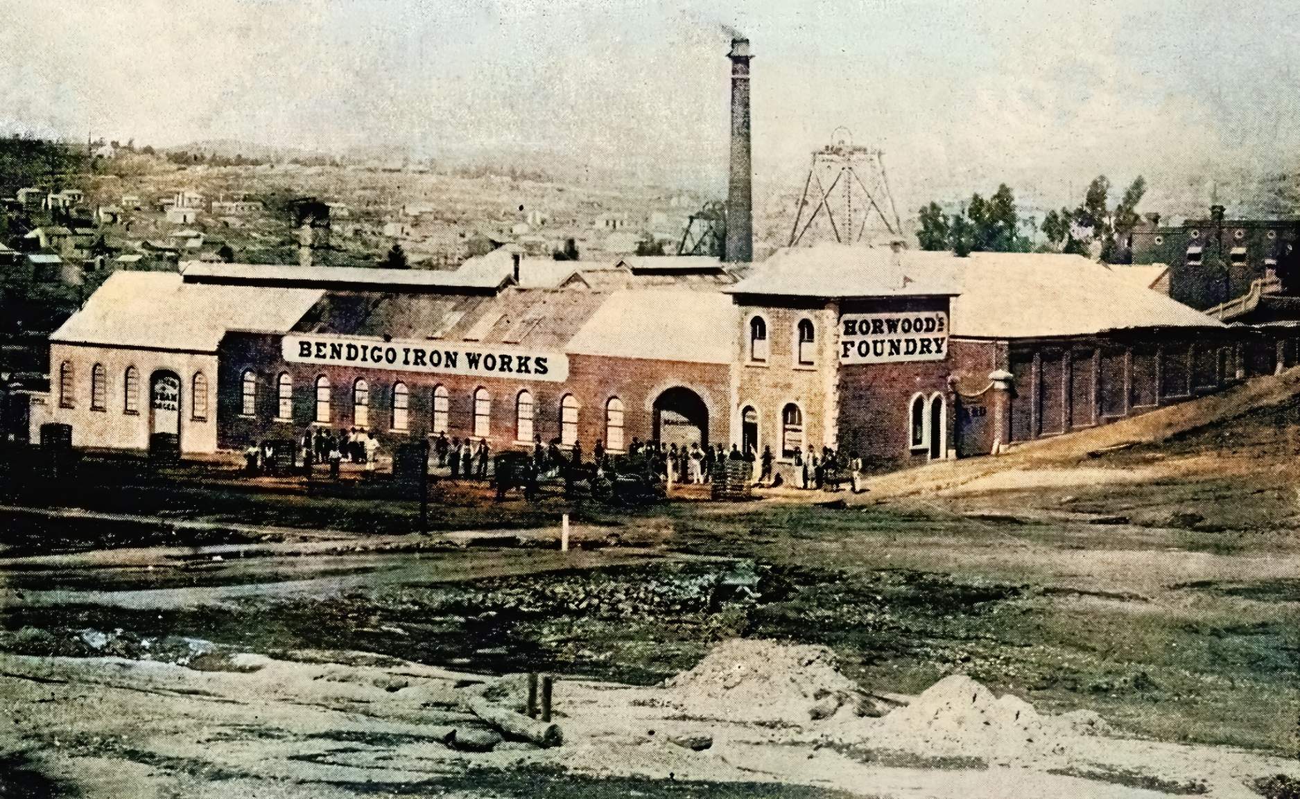 Solve Bendigo Ironworks Victoria jigsaw puzzle online with 150 pieces